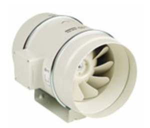 TD - Mixed Flow Inline Fan with Timer, S & P